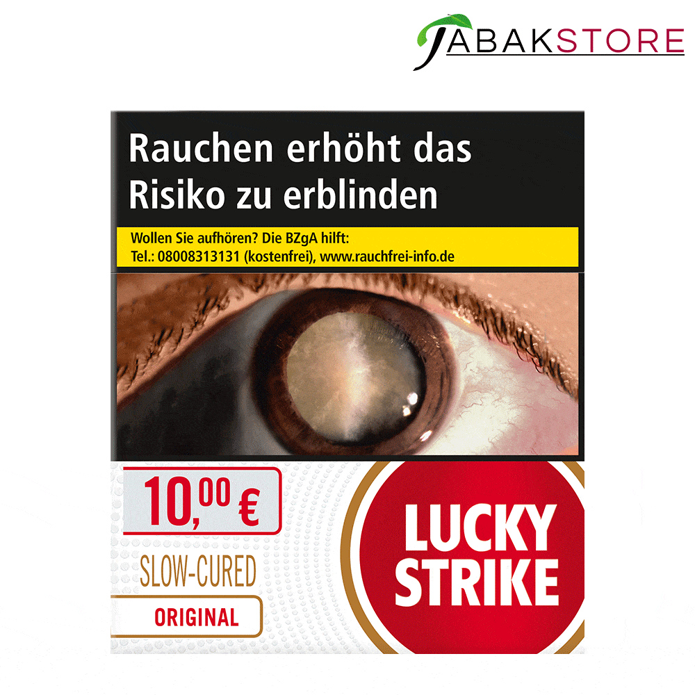 Lucky Strike Red zu 10,00 Euro online kaufen im Tabakstore