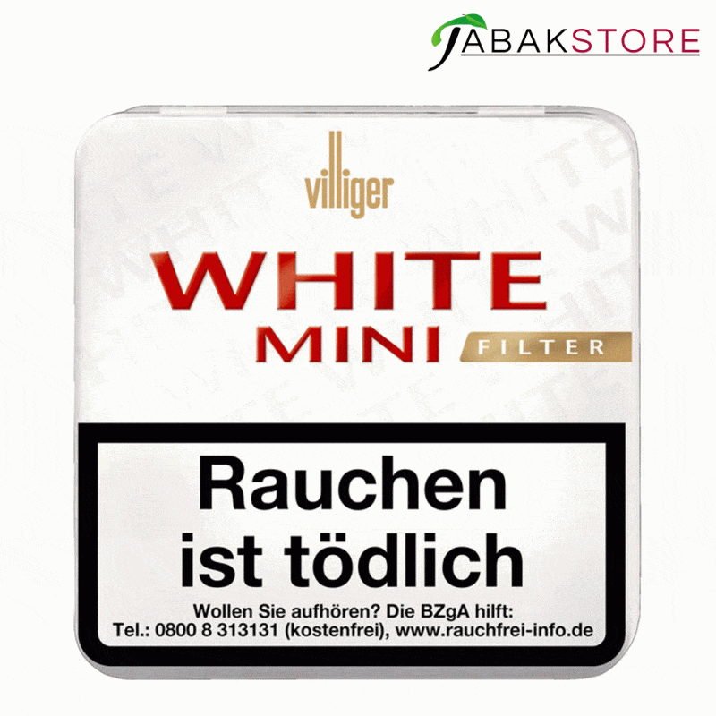 Villiger Green Mini Filter 3% Rabatt | 20 Zigarillos | Online kaufen im ...