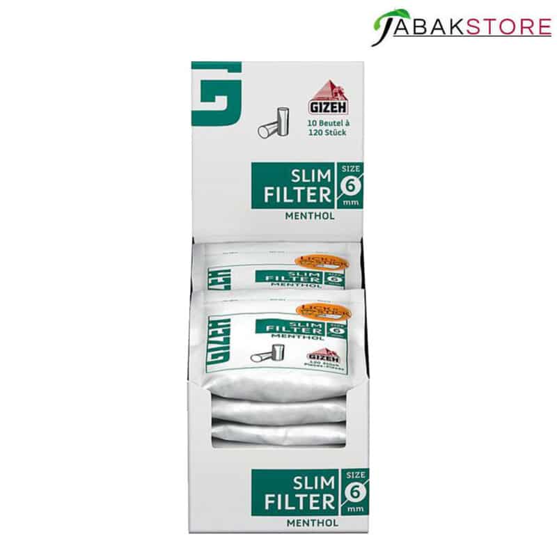 Gizeh Slim Filter 6 mm 1 Packung | 120 Filter | Ab 0,90 € | Online kaufen