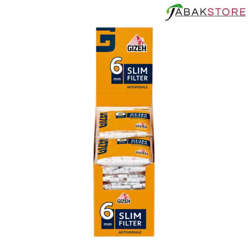 Gizeh Slim Filter 6 mm 1 Packung | 120 Filter | Ab 0,90 € | Online kaufen