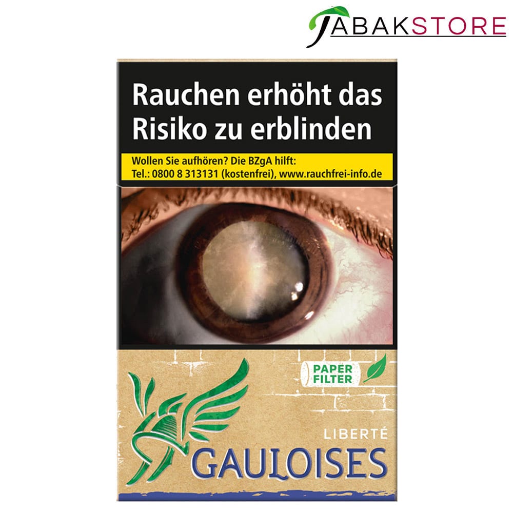 Gauloises Blue ohne Zusätze erscheinen mit 20 Zigaretten Inhalt