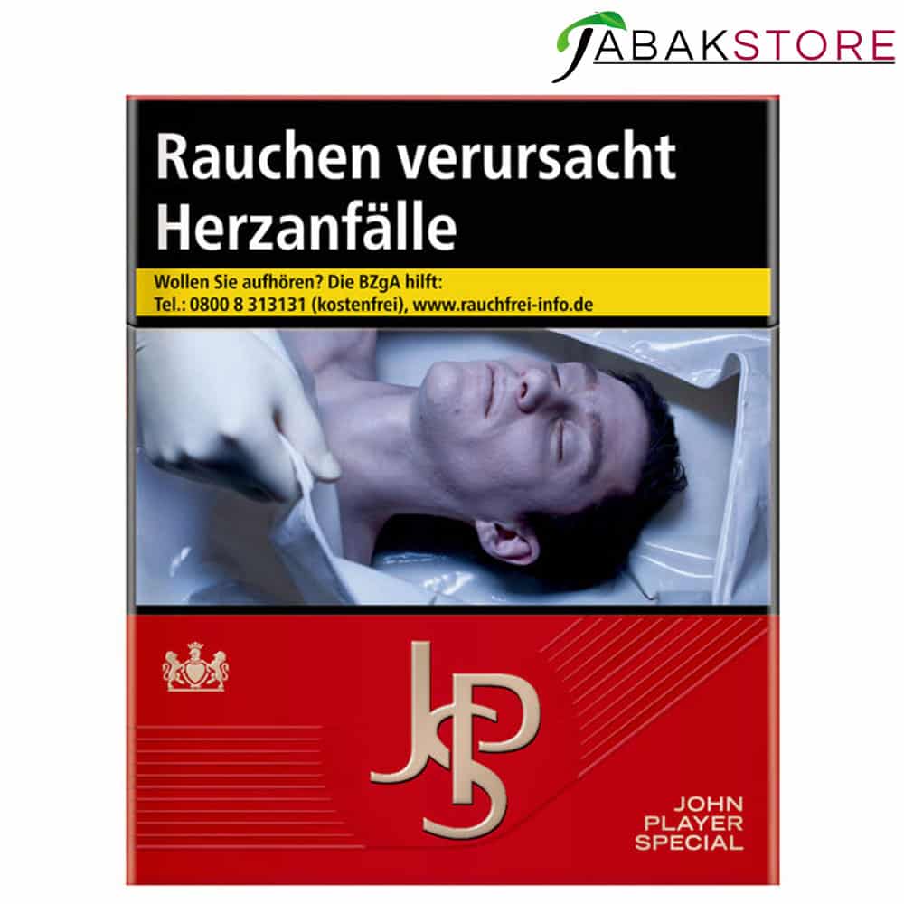 JPS Red 9,90 Euro mit 31 Zigaretten Inhalt pro Packung. Online bestellen