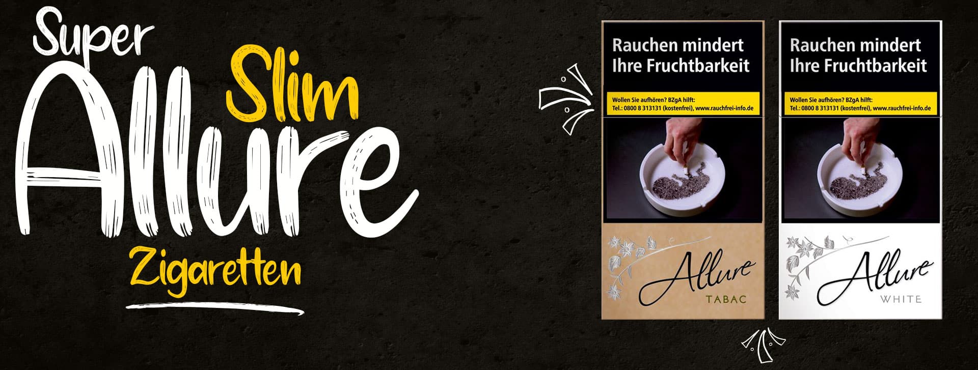 Allure Zigaretten bestellen – Verschiedene Sorten