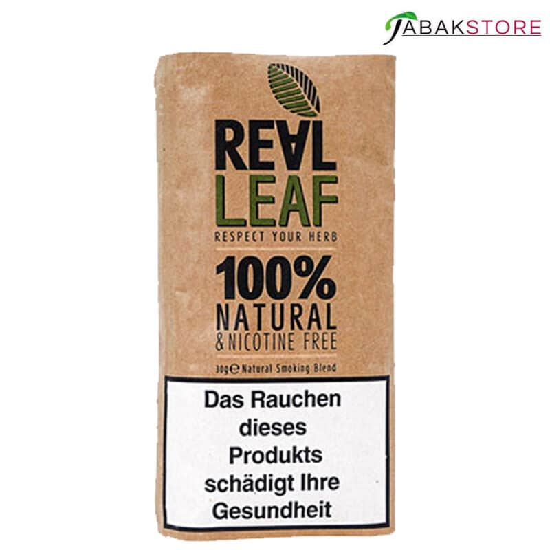 Real Leaf Classic Natural | 30g Tabakersatz | Die beliebte Kräutermischung