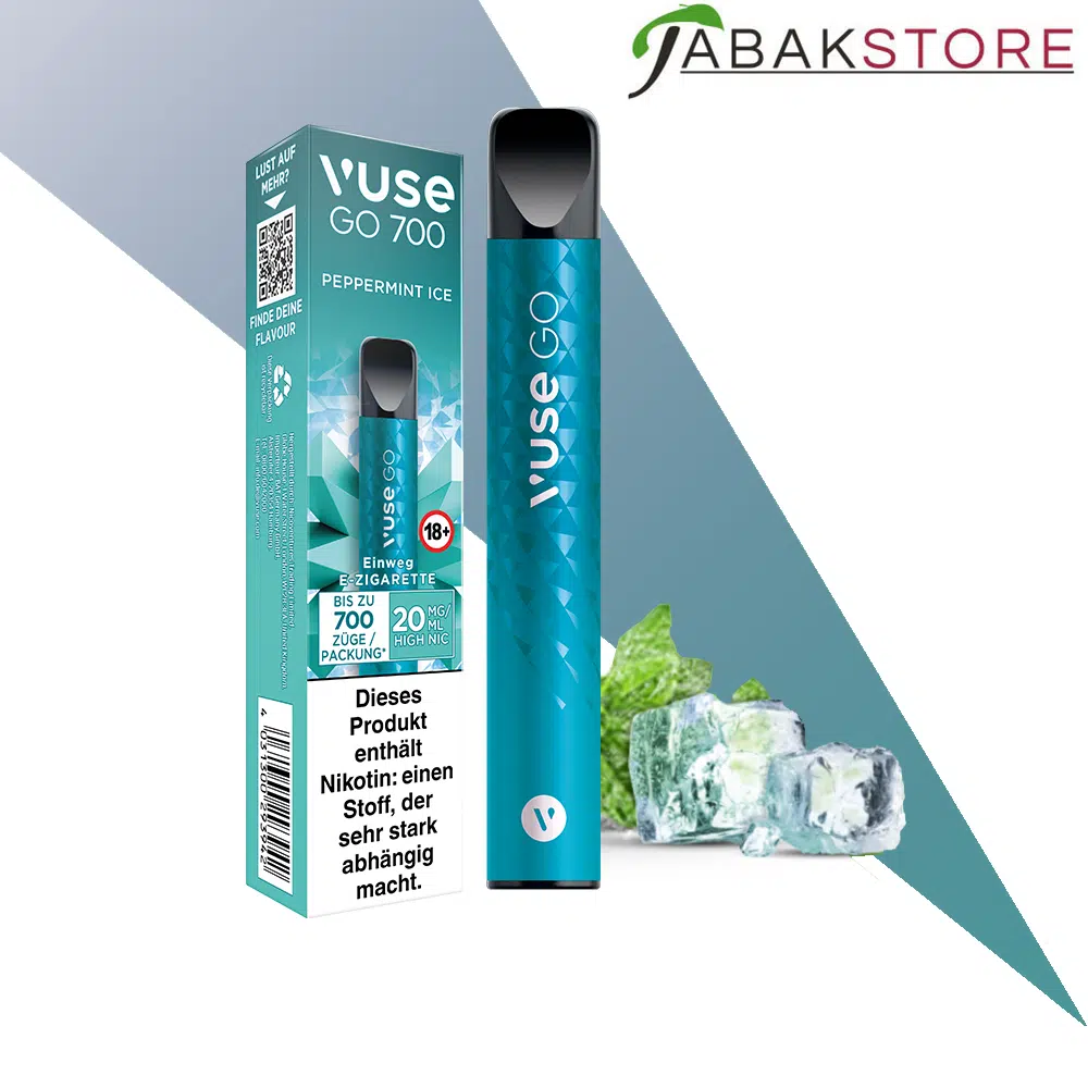 Vuse GO 700 – Peppermint Ice – 20mg/ml - Online kaufen im Shop