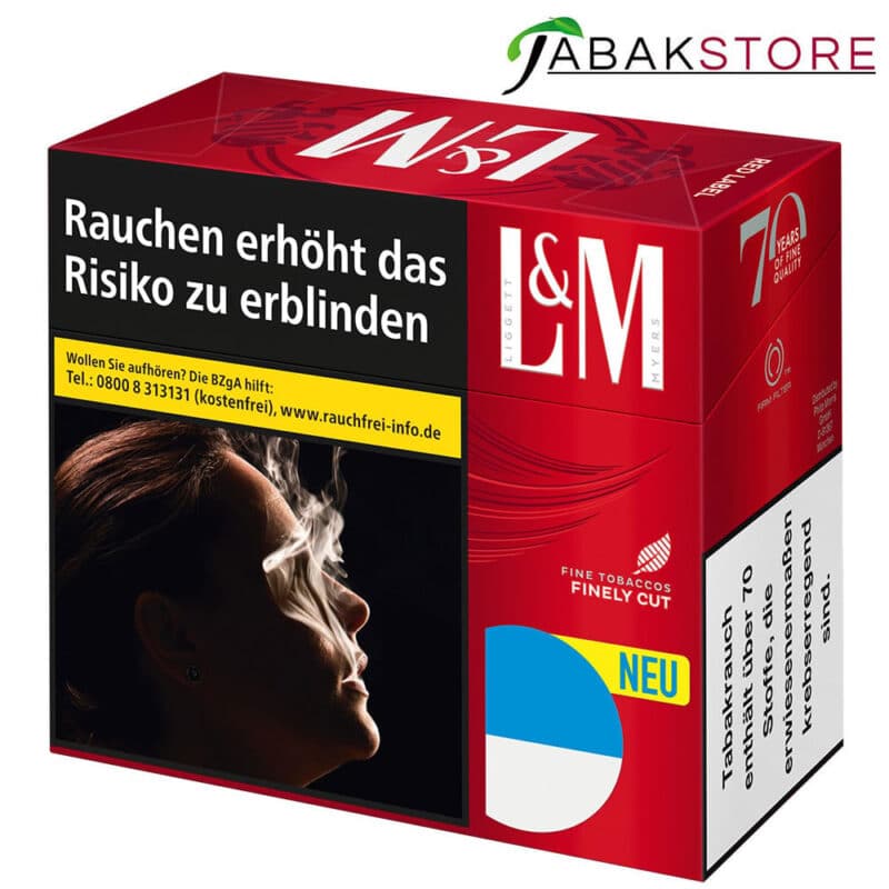 L&M Red Label 9XL Mega Box | 28,00€ mit 80 Zigaretten