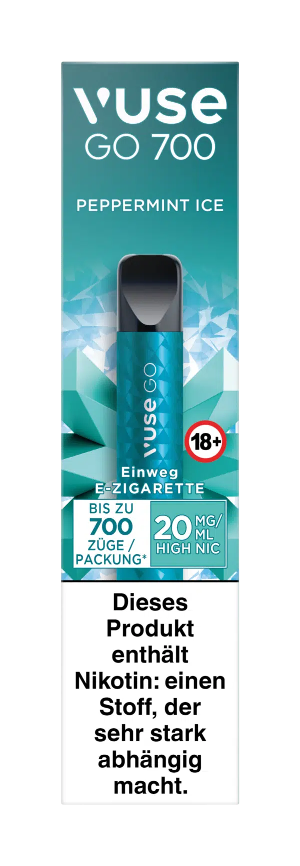Vuse GO 700 – Peppermint Ice – 20mg/ml - Online kaufen im Shop