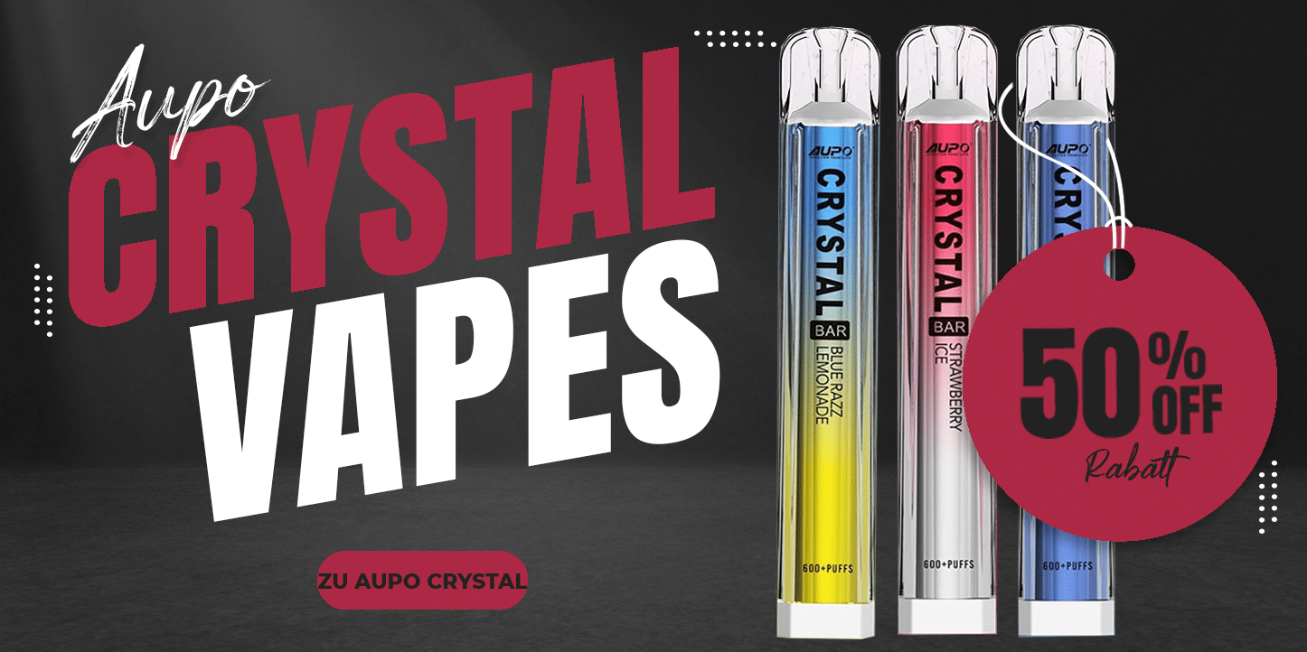 Crystal Bar 600 Vapes | ab 4,99 Euro | alle Sorten | Online kaufen