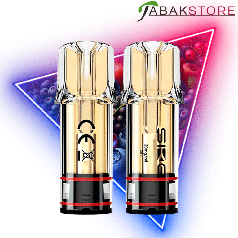 SKE Crystal | Blueberry Cherry Blackberry | Liquid Pod | 20mg | 2er Pack