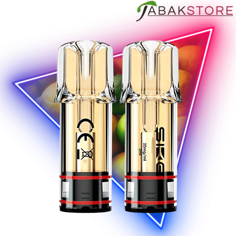 SKE Crystal | Lemon & Lime | Liquid Pod | 20mg | 2er Pack