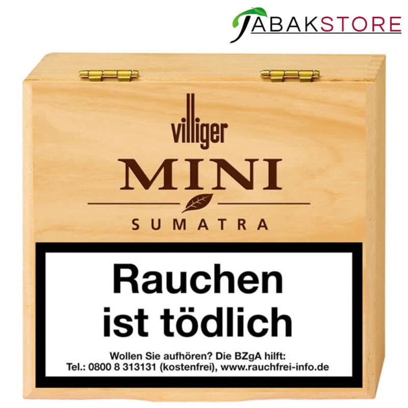 Villiger Sumatra Mini | 50 Stk. mit 3 % NUR 16,01 € | Tabakstore