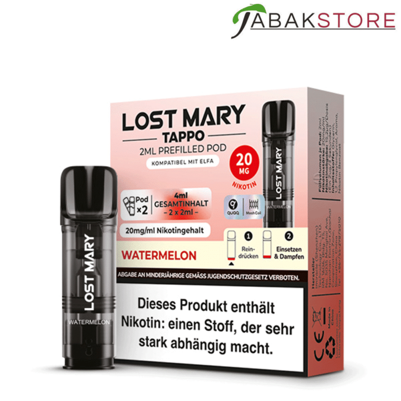 Lost Mary Tappo: Pods & Devices nur 6,90 Euro