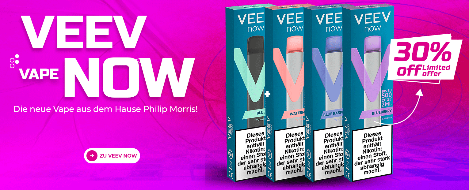 VEEV Vapes & Pods in Ein- oder Mehrweg | ab 3,99 Euro