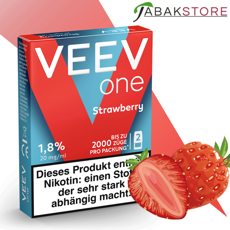 Veev One Strawberry Pods | Das 2er Pack im Tabakstore