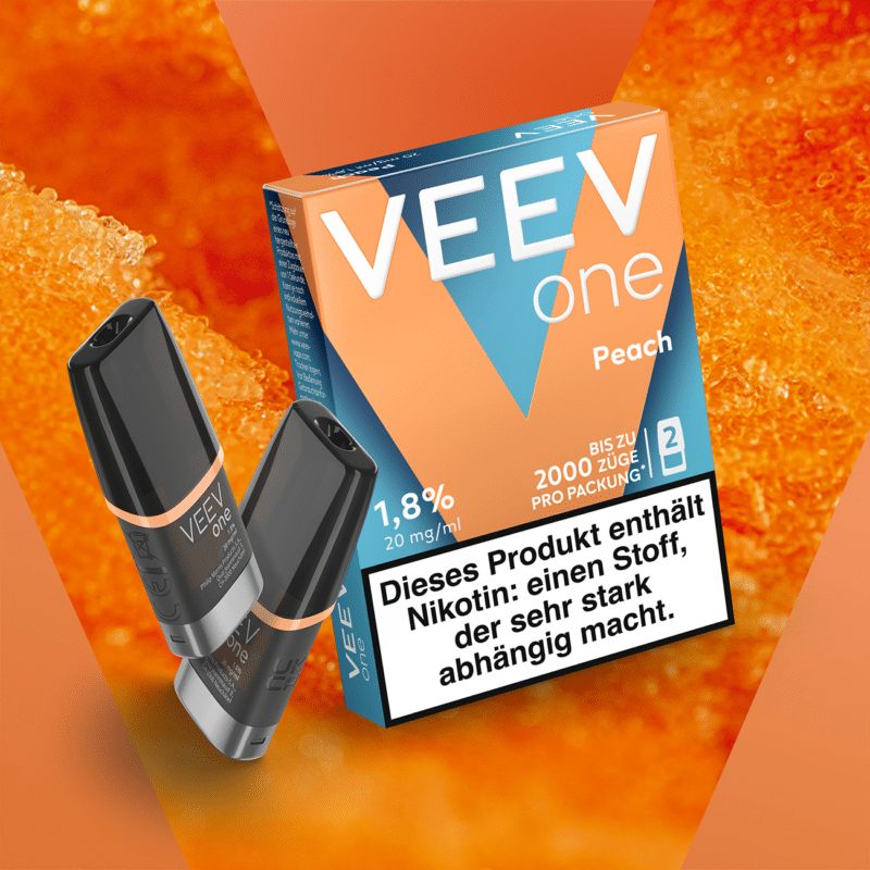 Veev One Peach Pods | 2x2ml Liquid | Im Tabakstore