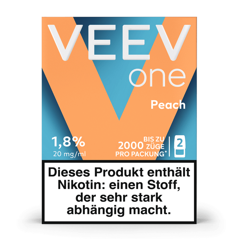 Veev One Peach Pods | 2x2ml Liquid | Im Tabakstore