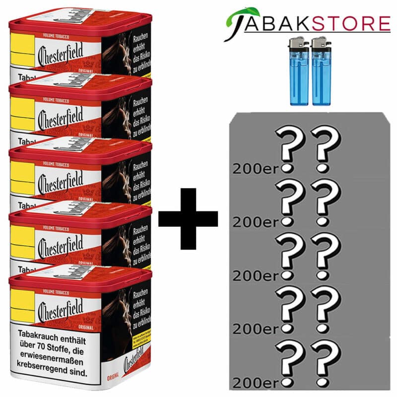 Chesterfield Tabak | Alle Sorten & Größen | Online kaufen im Tabakstore