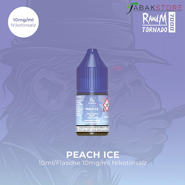 RandM Tornado | Liquid | Peach ICE | 10mg - Tabakstore