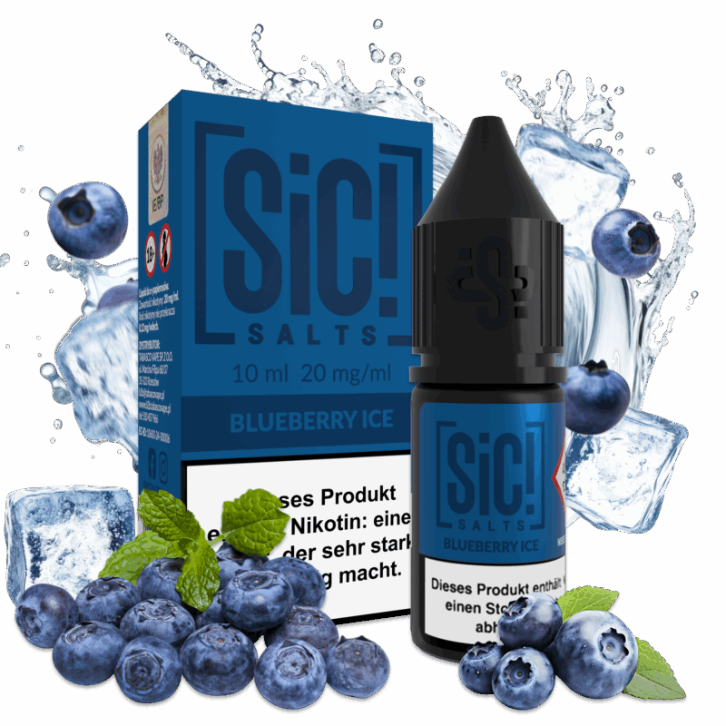 SiC! | 10ml NicSalt Liquid | Blueberry Ice | 20mg | online kaufen