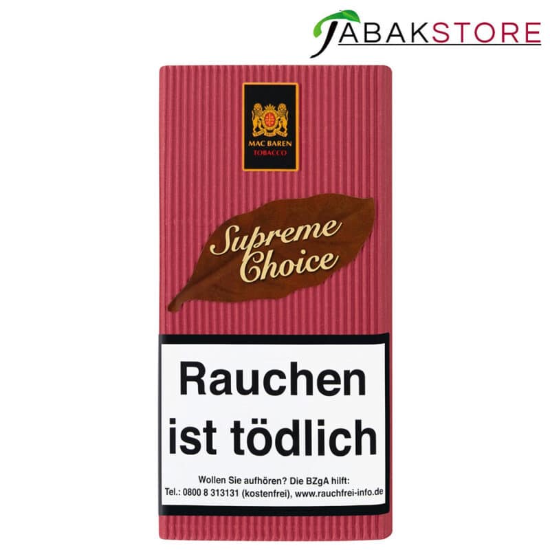 Mac Baren | Supreme Choice | 40g Päckchen | 9,90 Euro | Tabakstore